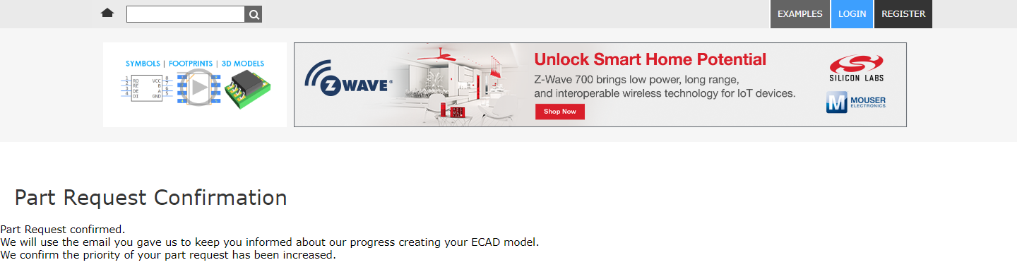 RS PCB Part Libraryへのリクエスト方法 | Spiceman